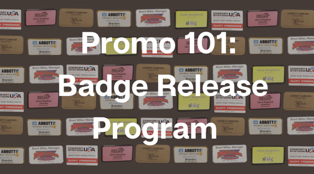 Promo 101: Badge Release Programs | JDA Promo